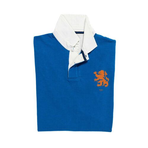 Netherlands 1930 Rugby Shirt Blue - Vintage Rugby Shirts