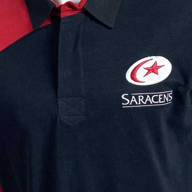 Saracens Rugby Shirt 2011 Premiership Winners - Vintage Rugby Shirts